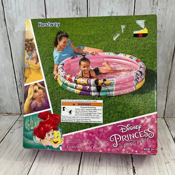Other | Disney Princess Inflatable 3ring Pool 48 Inches Ages 2 53 ...